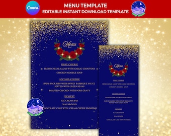 Frog Princess Menu, Fairytale Wedding Menu, Princess Wedding Template ...