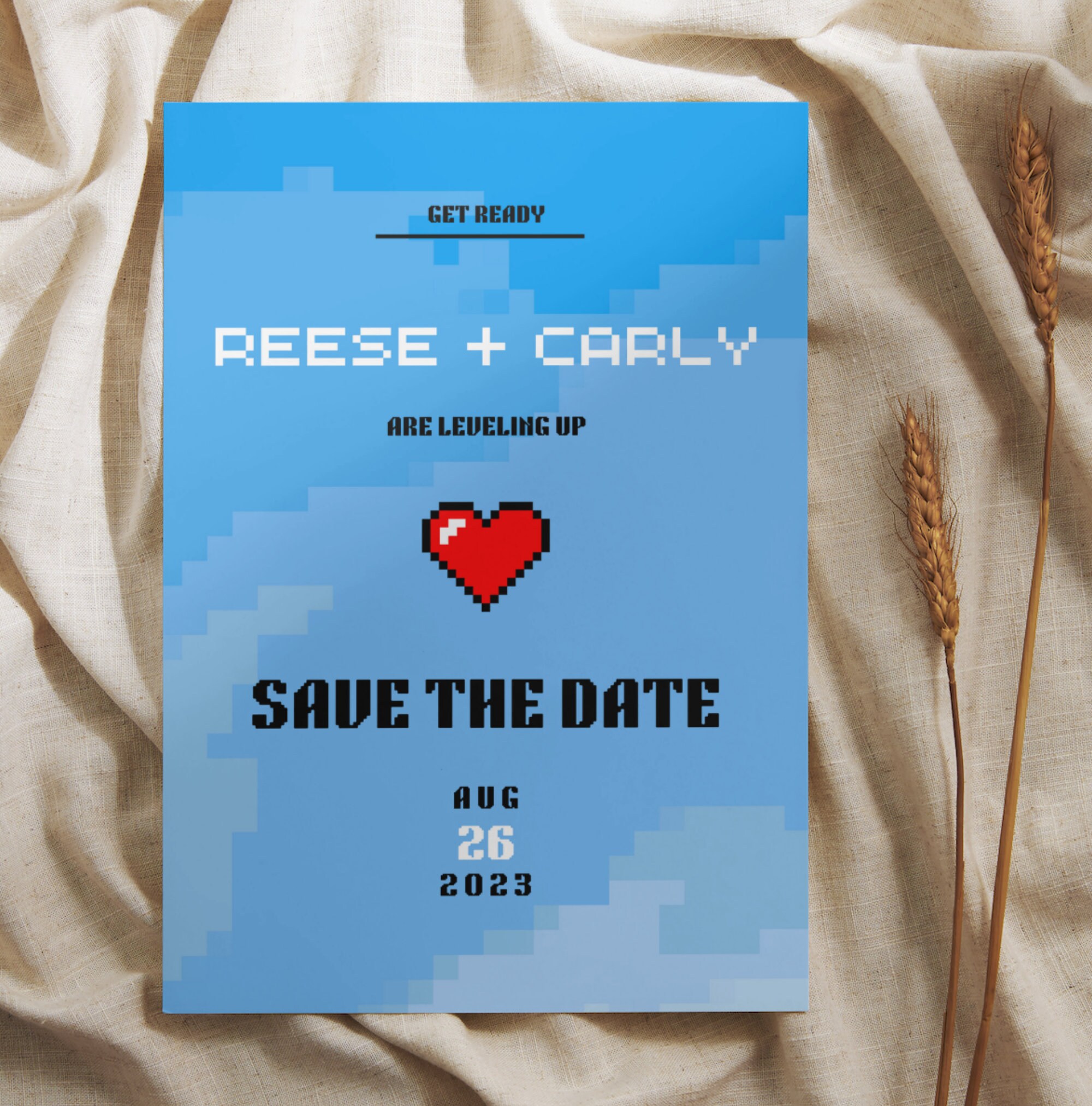 Video Game Wedding Invitation, Gamer Wedding Invitation, Nerdy Wedding ...