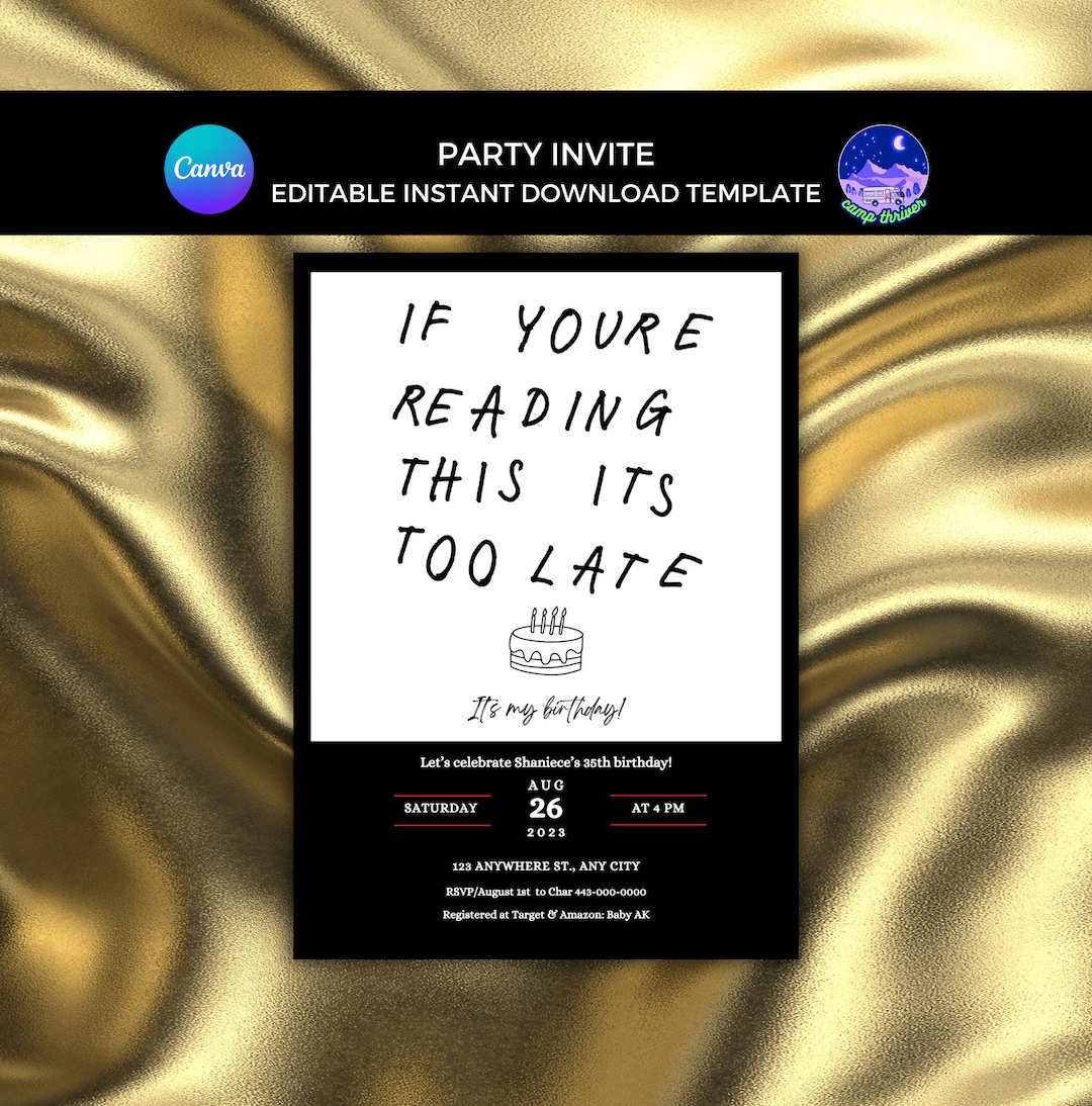 Hip Hop Birthday Invitation, Rap Birthday Invitation, Music Birthday ...