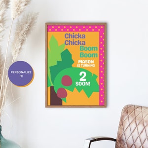 Chicka Chicka Boom Boom Welcome Sign, Storybook Welcome Sign, Book Baby ...