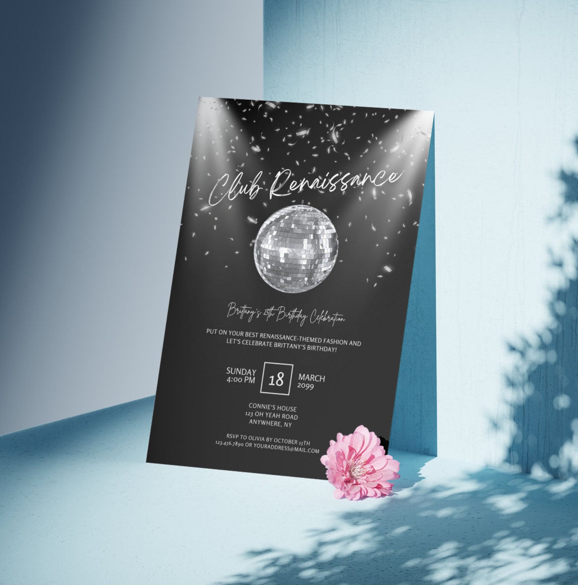 Renaissance Birthday Invitation, Hip Hop Birthday, Renaissance Birthday ...