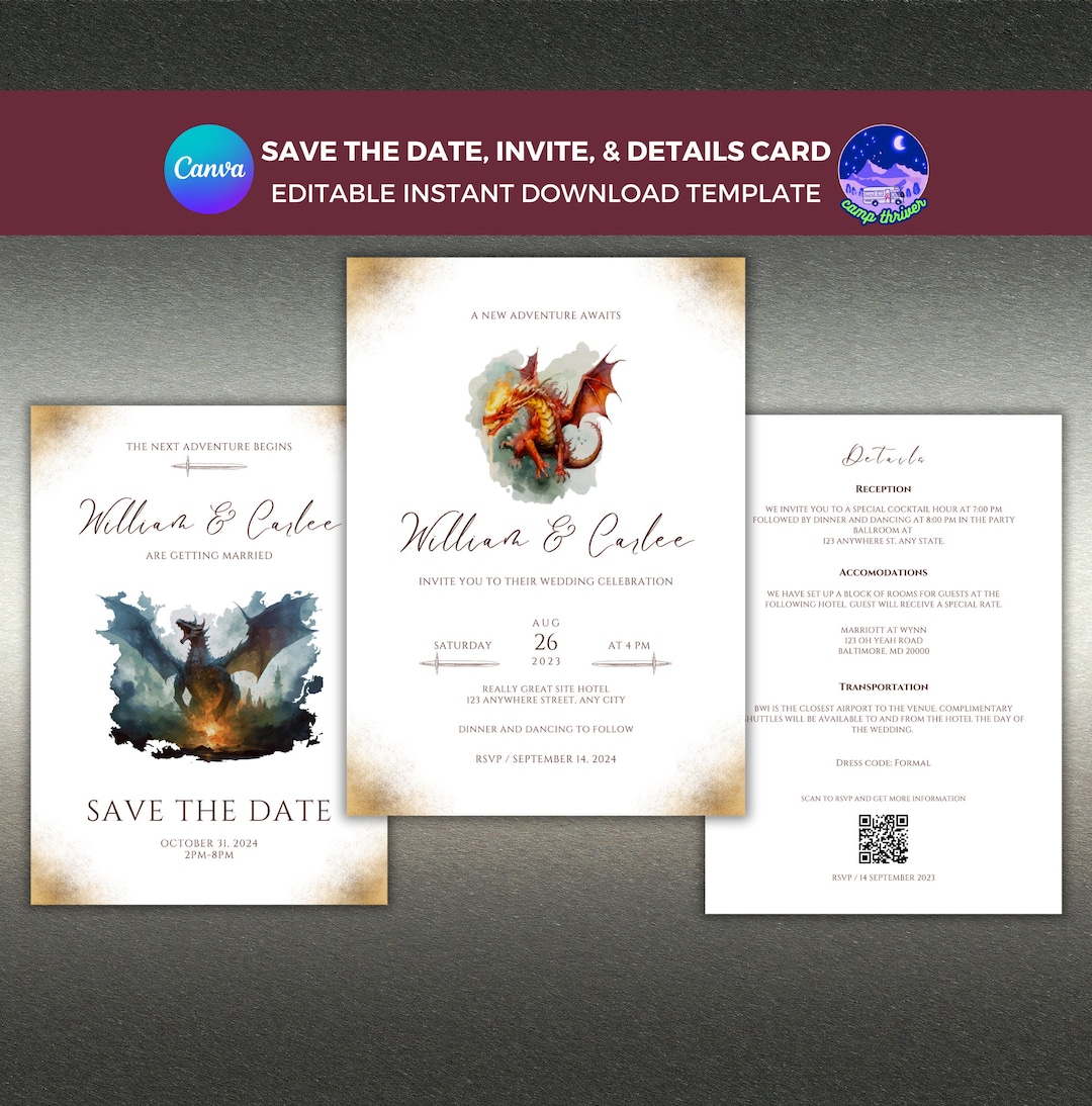 Dungeon Wedding Invite, Nerdy Wedding Invitation, Video Game Wedding ...