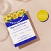 Sorority Probate Invitation Flyer: Royal Blue and Gold Template - Etsy