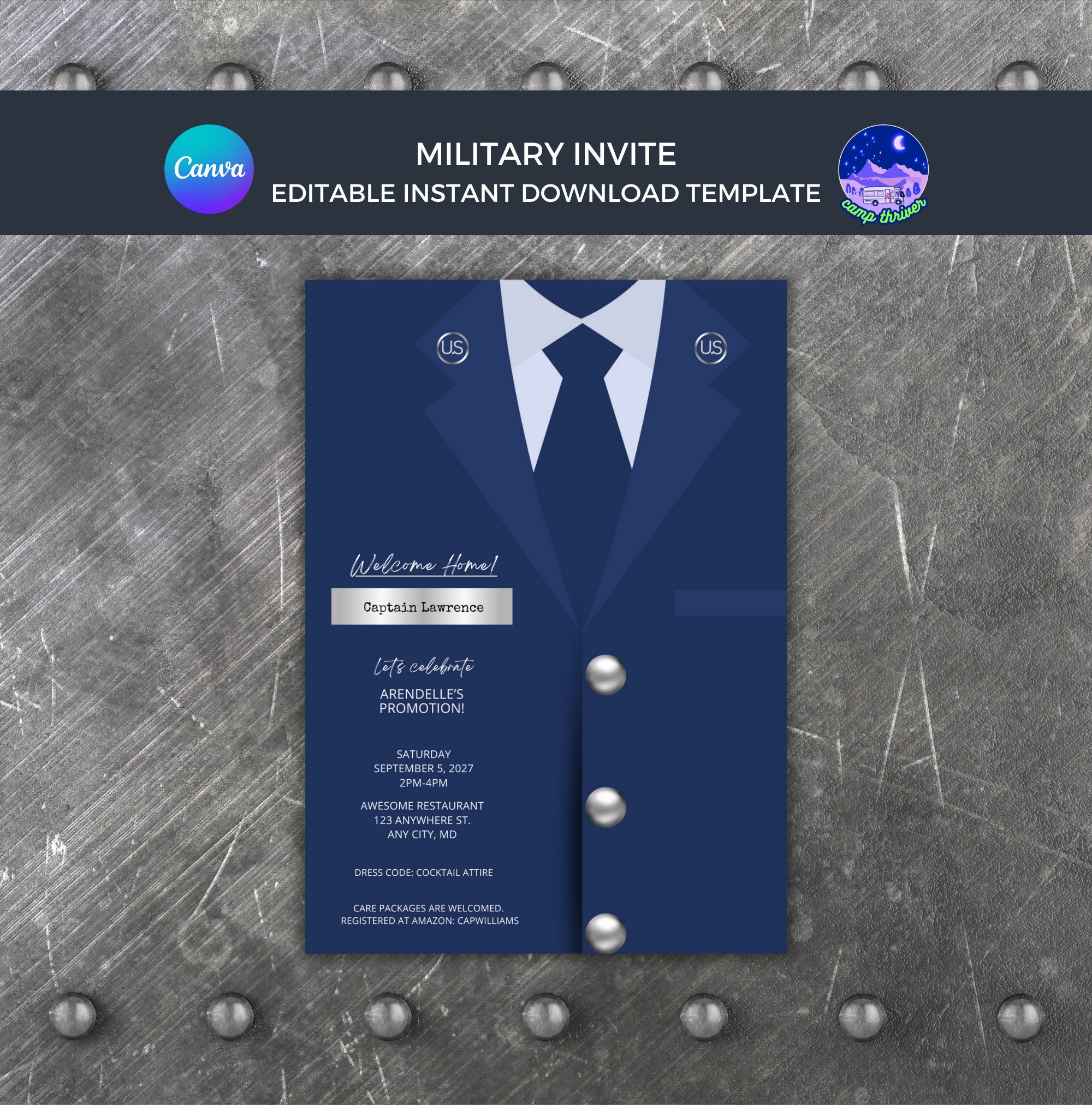 Military Party Invite, Military Welcome Home, Air Force Retirement ...