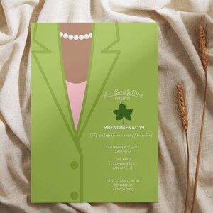 Sorority Flyer, Probate Invite, Sorority Party Flyer, Alpha Kappa ...