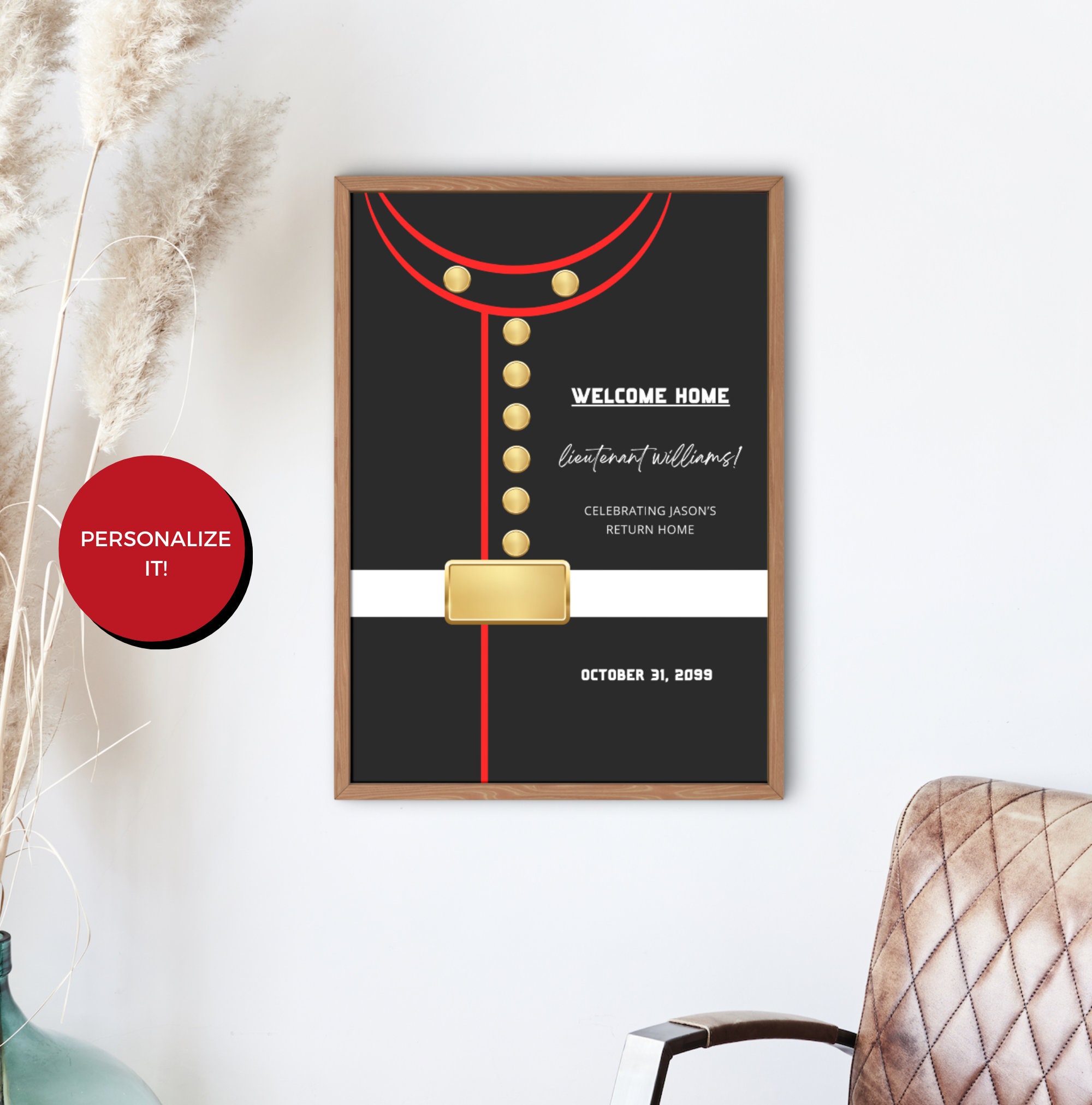 Military Party Welcome Sign, Military Welcome Home Sign, Retirement ...