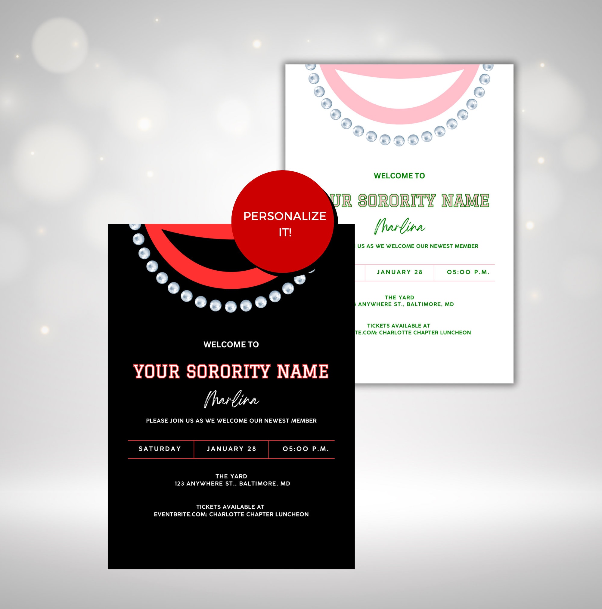 Sorority Flyer, Probate Invite, Delta Flyer, Sorority Crossing, Social ...