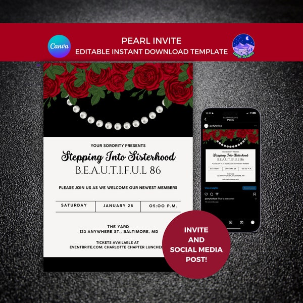 Delta Sigma Theta Flyers - Etsy