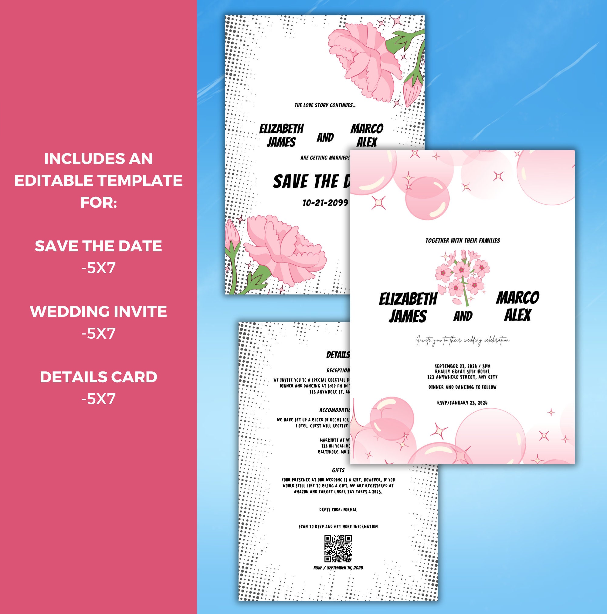 Anime Wedding Invite, Manga Wedding Invite, Video Game Wedding Invite ...