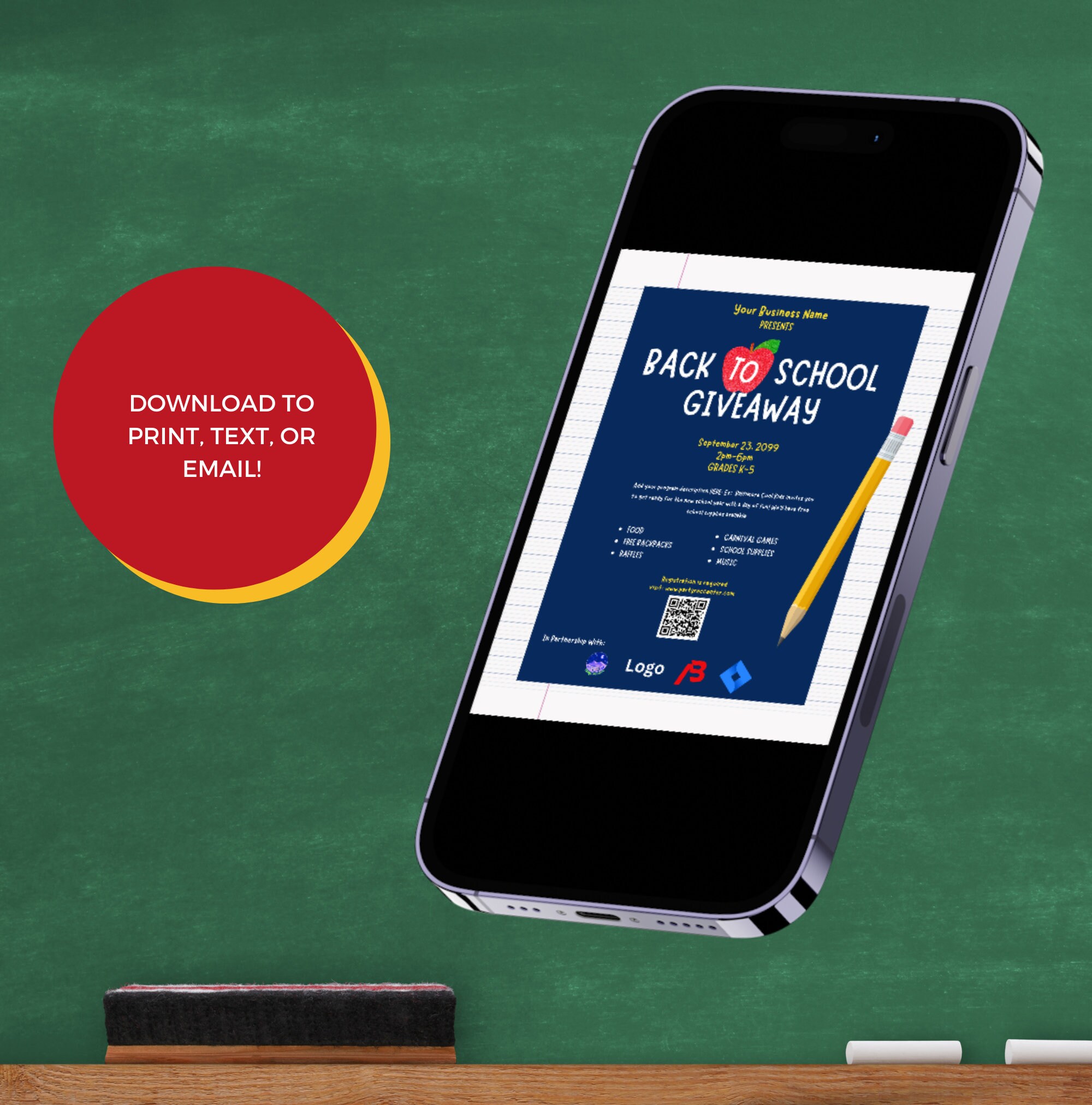 Back to School Flyer, School Event Flyer Template, Back to School Night ...