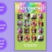 Face Painting Sign Face Painting Sign Template Face Painter - Etsy