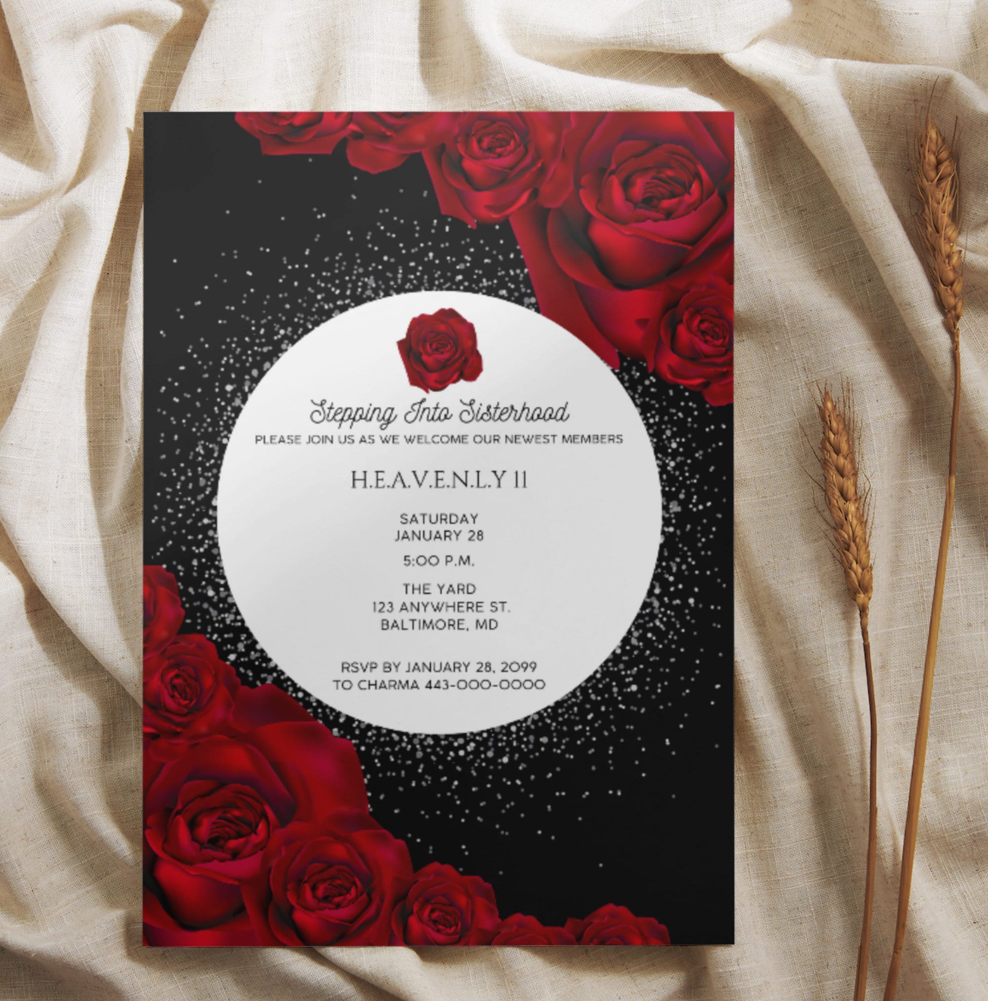 Sorority Flyer, Probate Invite, Delta Flyer, Delta Invitation, Probate ...