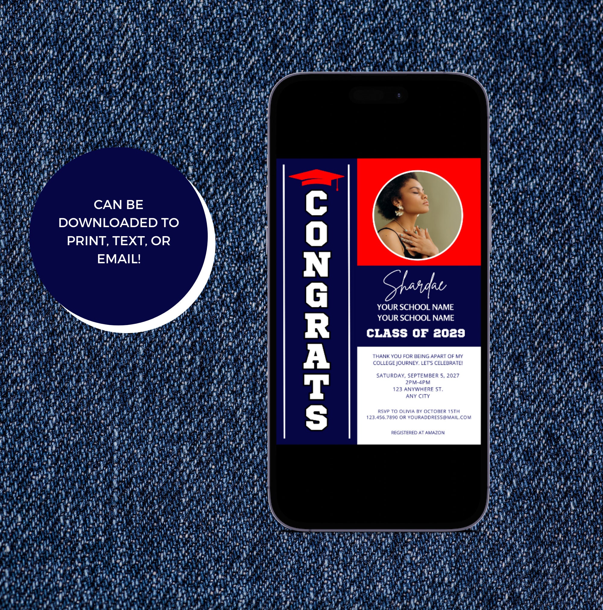 HBCU Graduation Invitation, Howard Graduation Invitation, HU Invitation ...