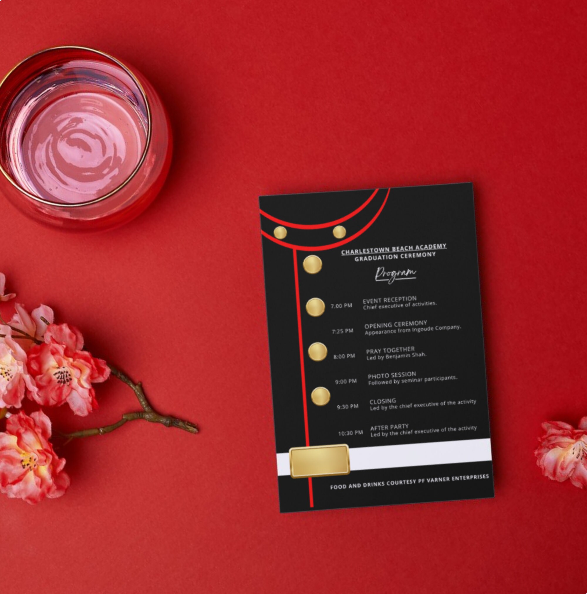 Military Program Template, Military Welcome Home, Military Retirement ...