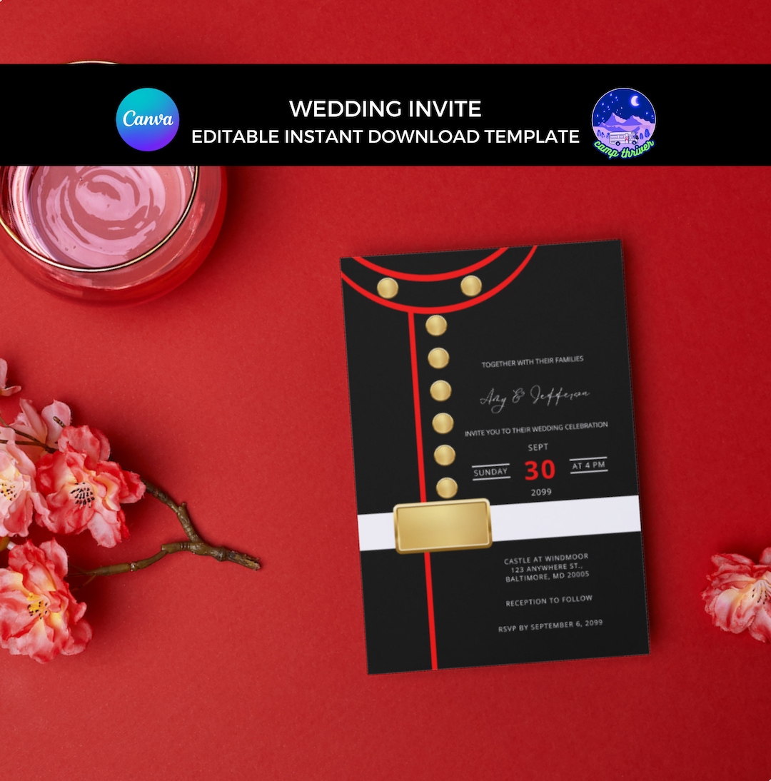 Military Wedding Invite, Military Save the Date, Military Engagement ...