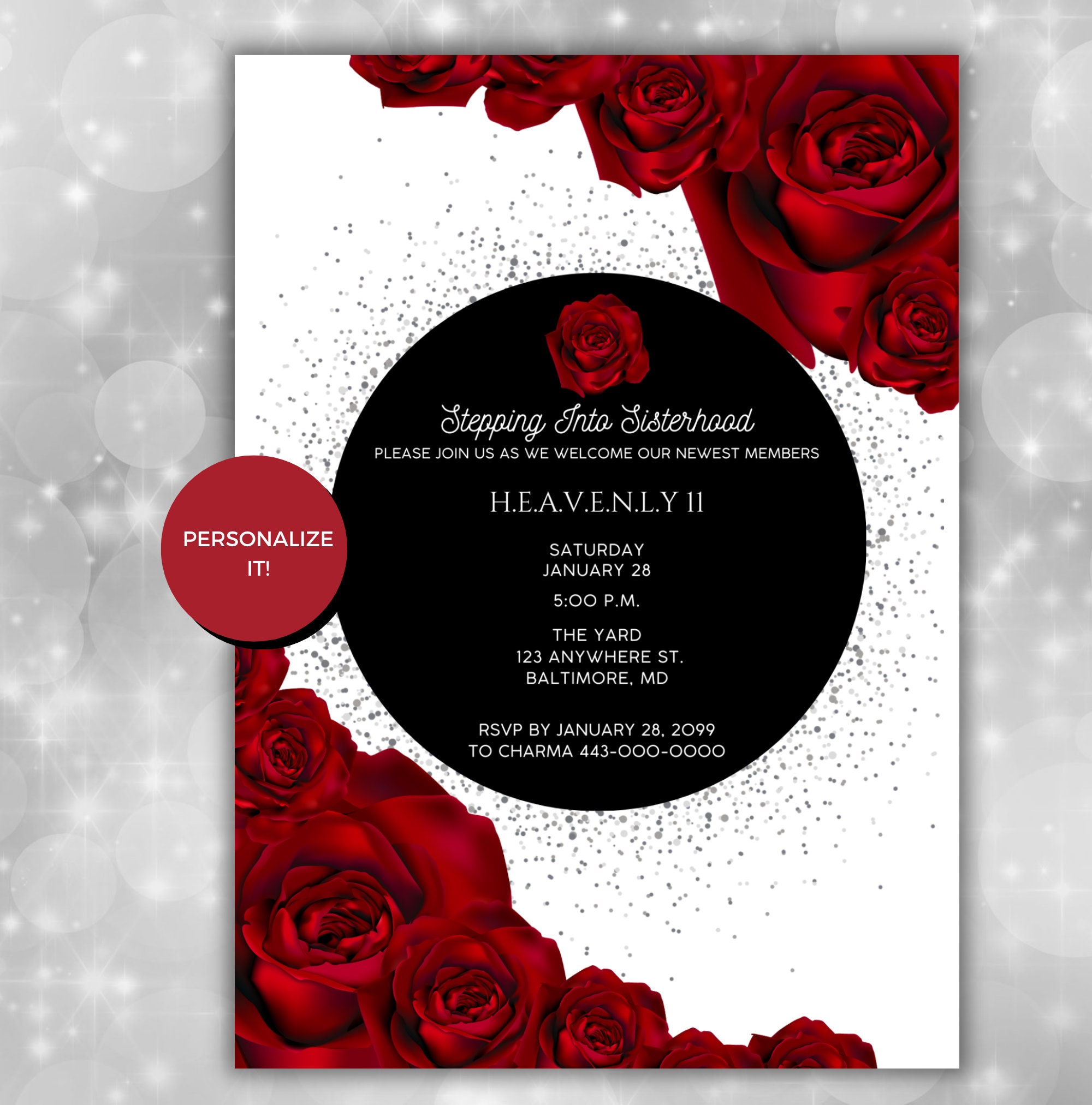 Sorority Flyer, Probate Invite, Delta Flyer, Delta Invitation, Probate ...