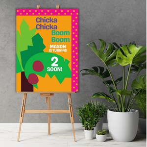 Chicka Chicka Boom Boom Welcome Sign, Storybook Welcome Sign, Book Baby ...