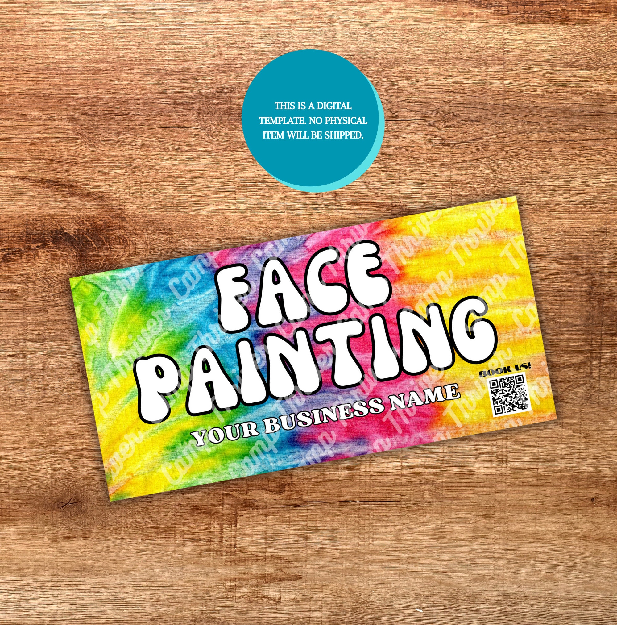 Face Painting Banner, Face Painting Sign, Face Paint Flyer Template ...