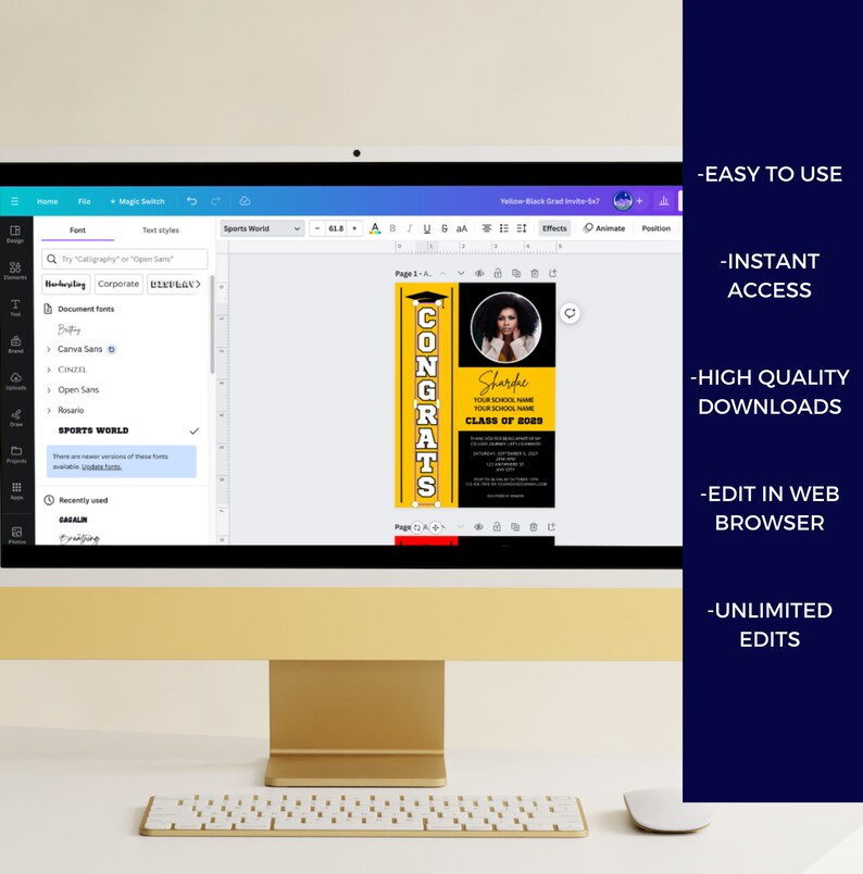 HBCU Graduation Invitation, Howard Graduation Invitation, HU Invitation ...