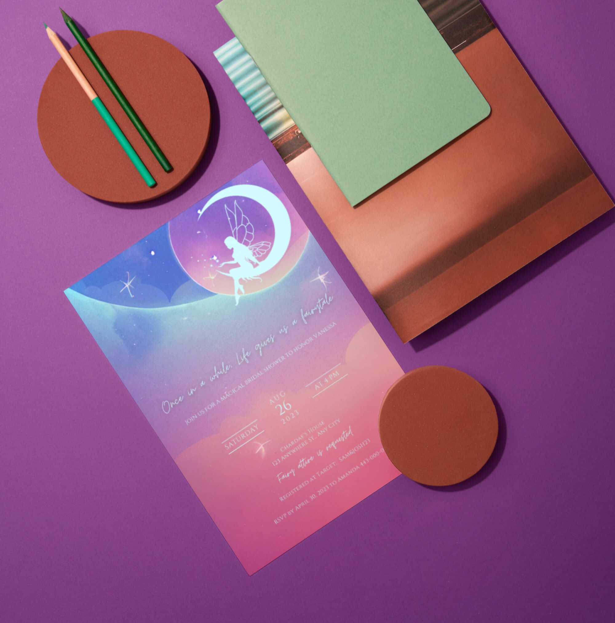 Fairy Bridal Shower Invitation, Adult Fairy Template, Garden Fairy ...