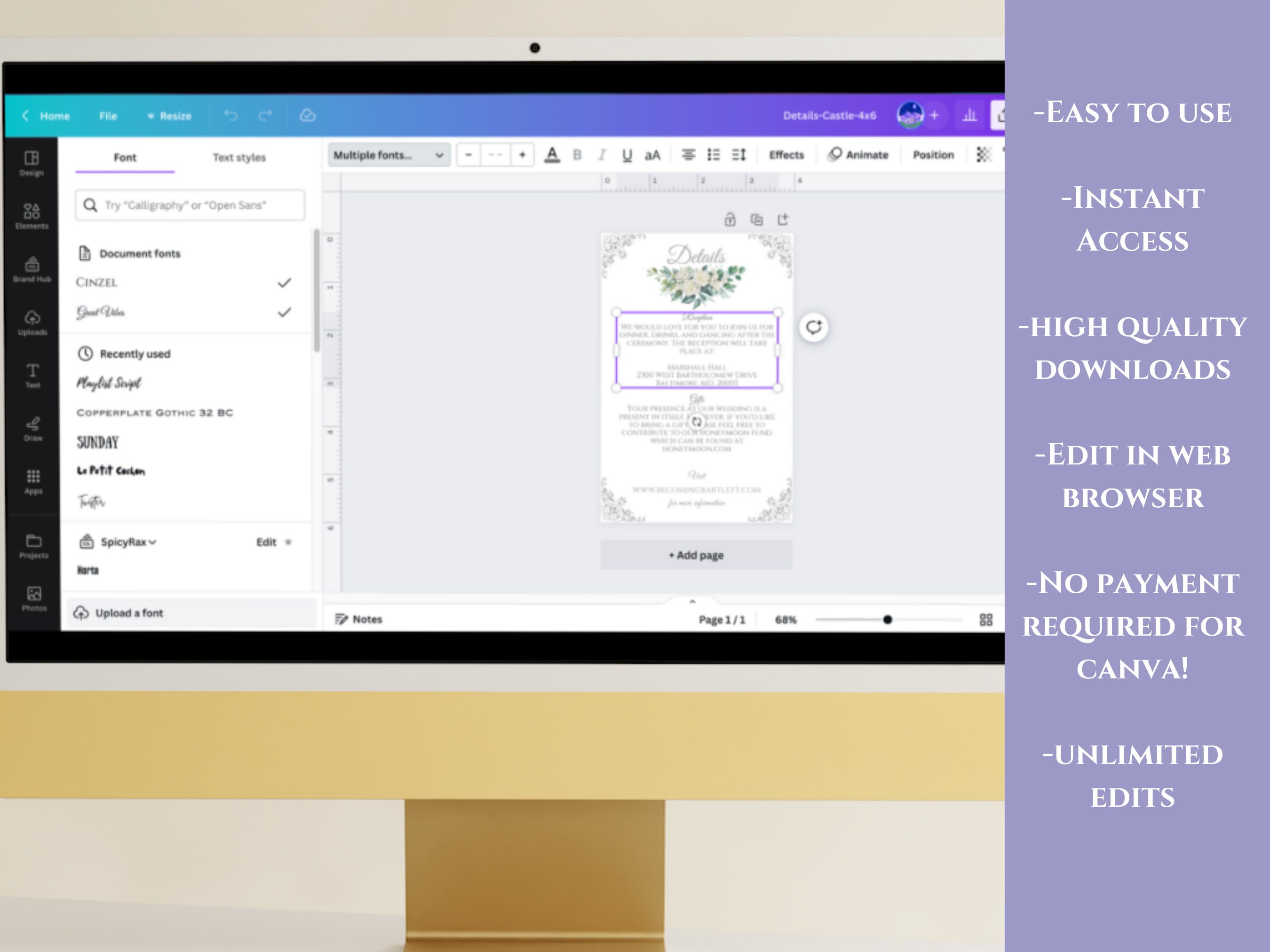 Constellation Wedding Invitation, Astrology Wedding Invitation, Zodiac ...