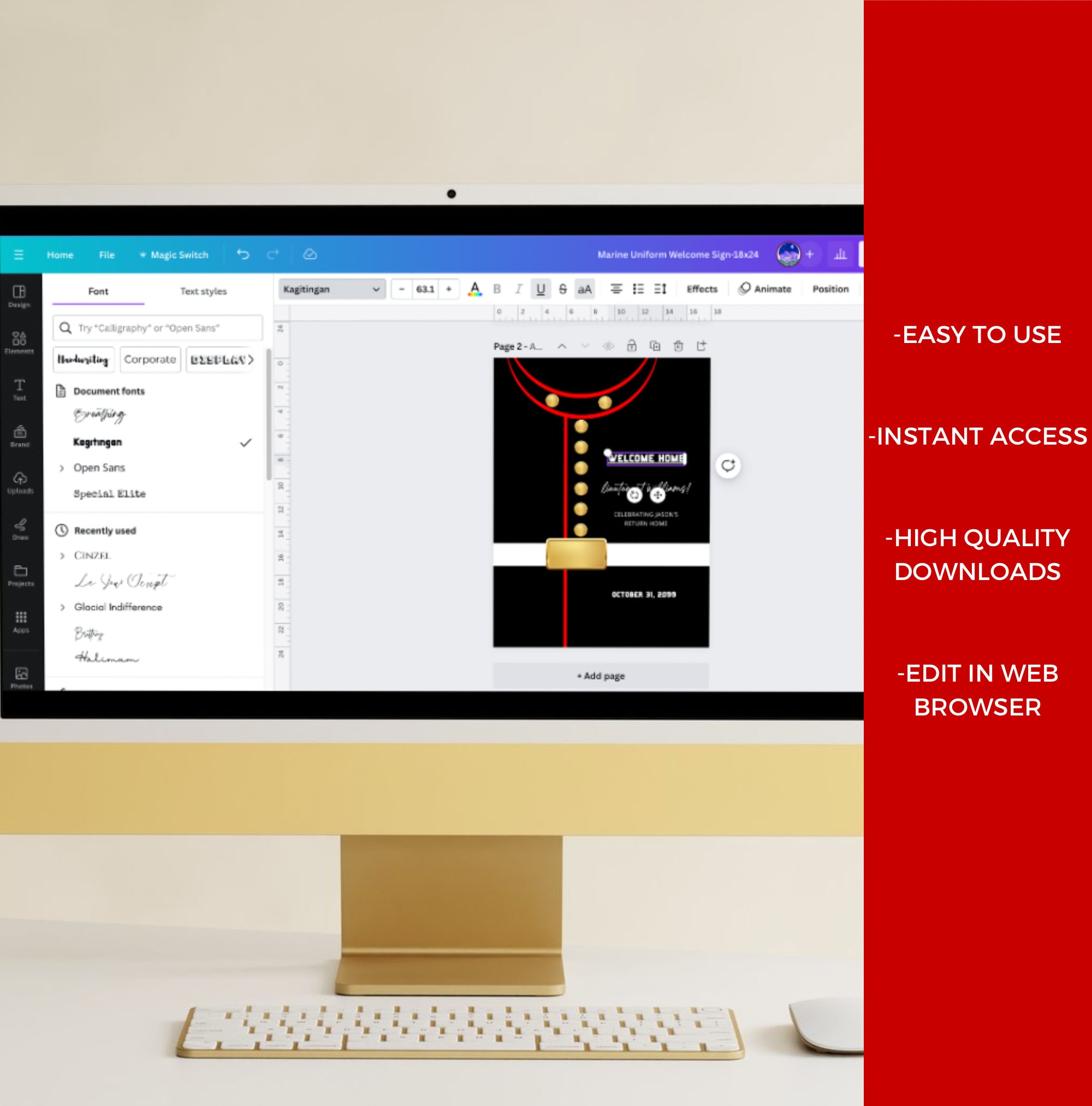 Military Program Template, Military Welcome Home, Military Retirement ...