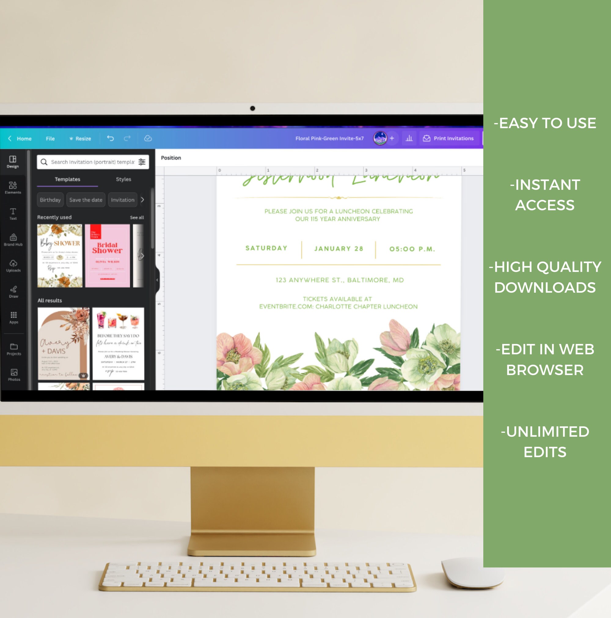 Sorority Flyer, Sorority Template, AKA Invitation, Sorority Invitation ...