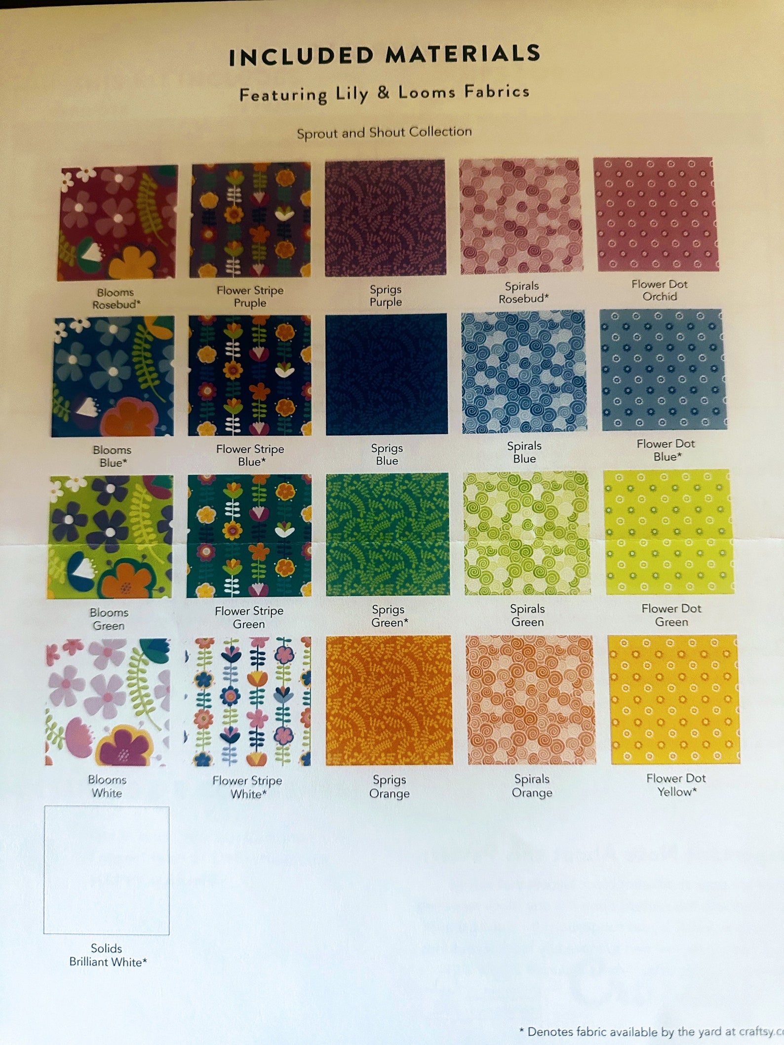 Quilt Kit, Lily & Loom Sprout and Shout, Pinwheel Quilt, Twin Size ...