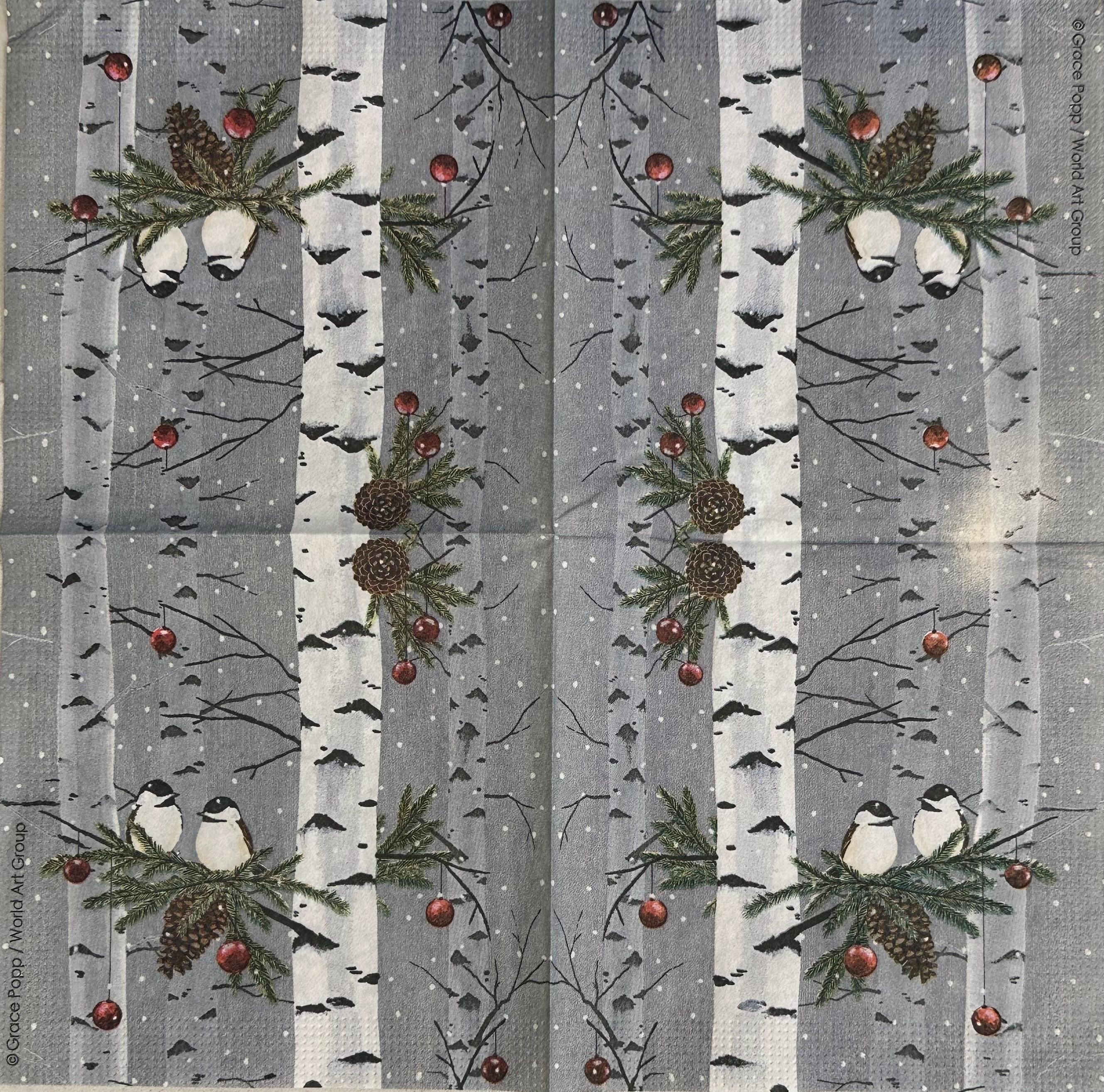 Mix and Match Christmas Napkins for Decoupage, Snowmen, Gingerbread ...