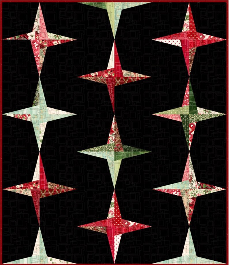 Quilt Kit, Rising Star, Featuring RJR Fabric, Create Your Own Stunning ...