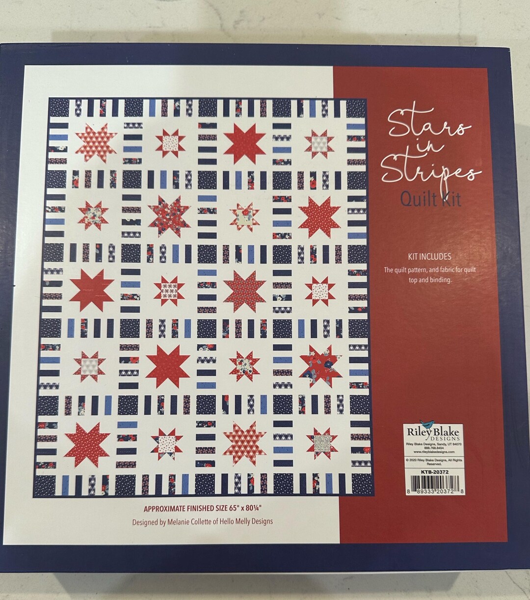 DIY Quilt Kit -american Pride Stars and Stripes by Riley Blake Designs ...