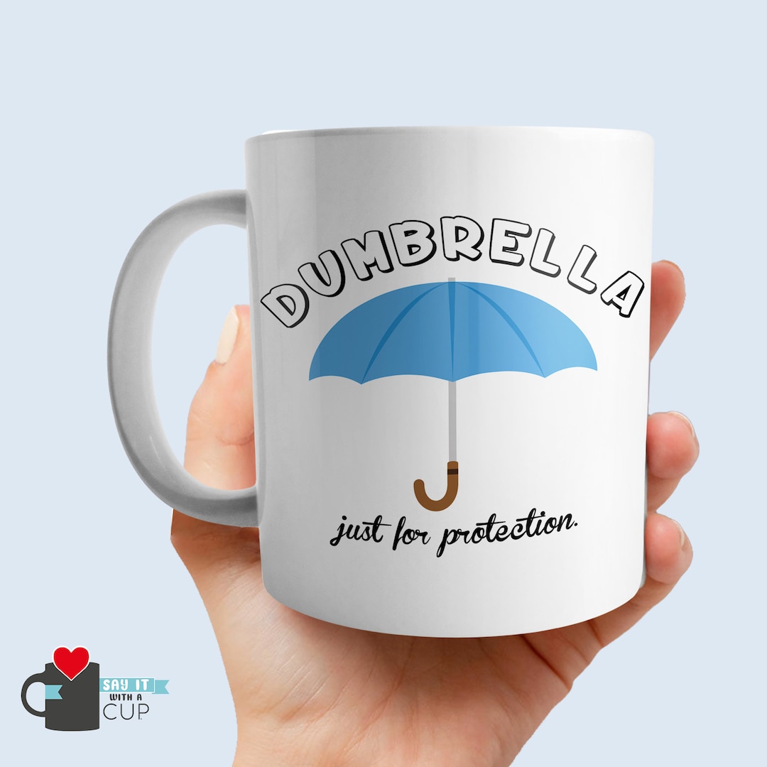 Dumbrella Emoji Mug, Dumbrella Coffee Mug, Dumbrella Mug, Ceramic ...