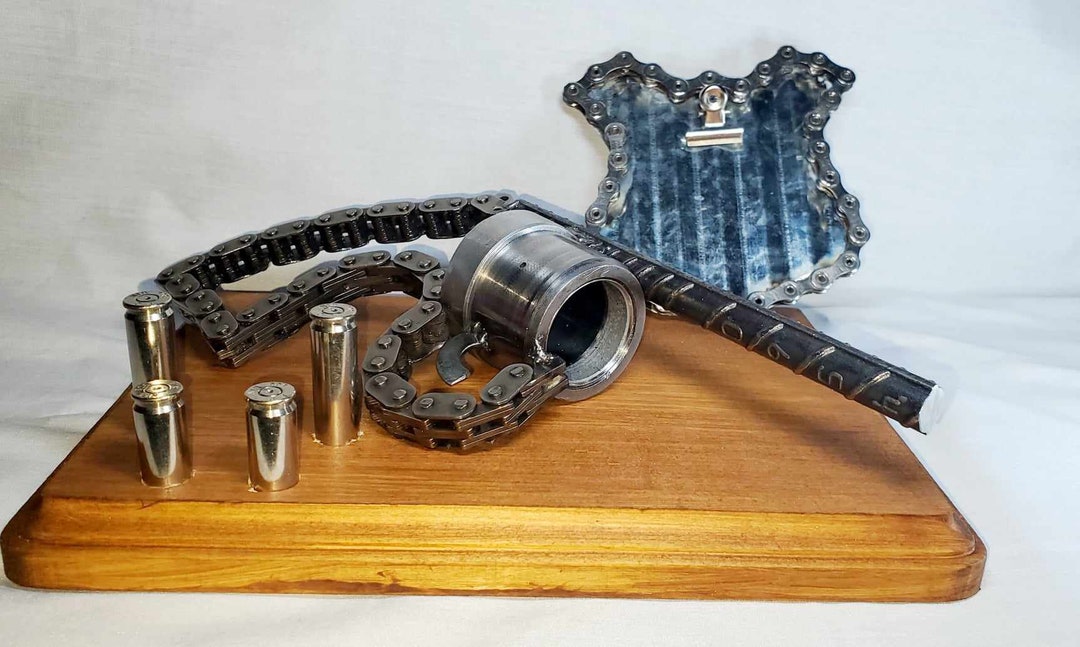 Metal Art Law Enforcement Business Card Holder Picture Frame Police ...