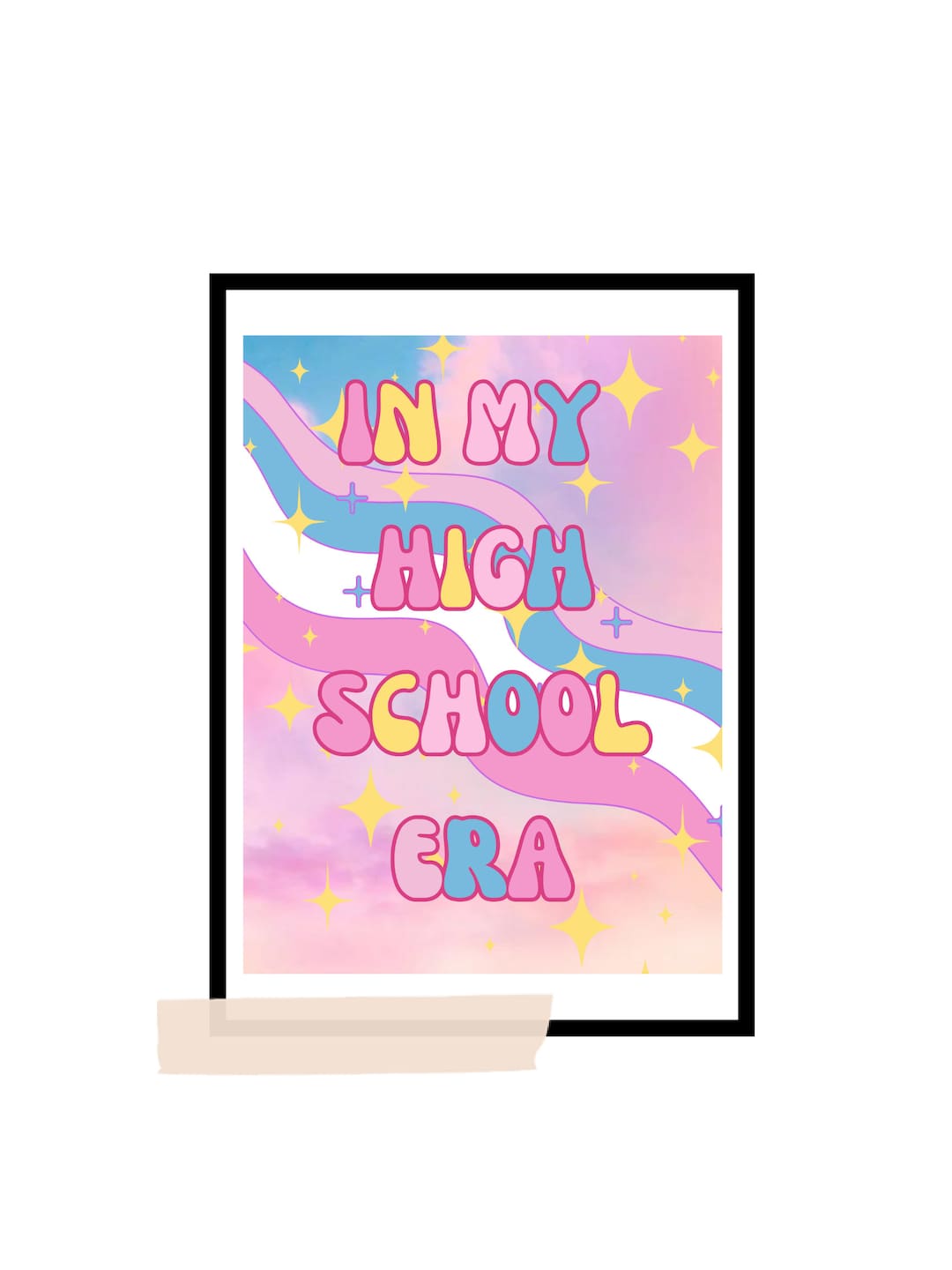 In My High School Era Digital Poster | Lover Classroom Poster ...