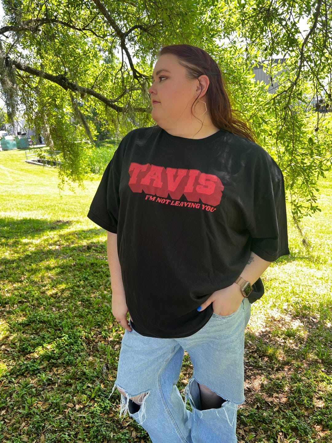Garrick Tavis 'i'm Not Leaving You' Tee - Licensed Fourth Wing Merch - Etsy