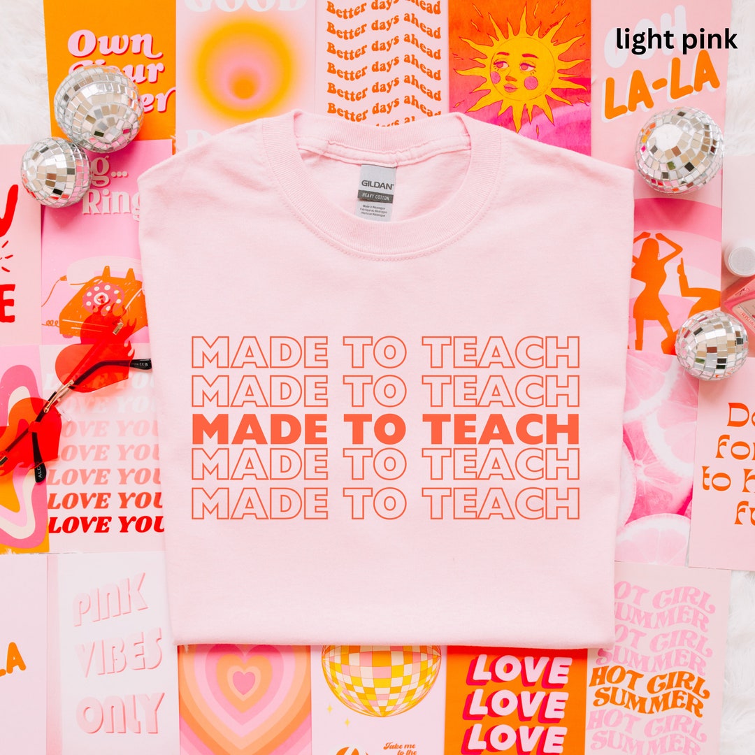 Made to Teach Tee - Etsy