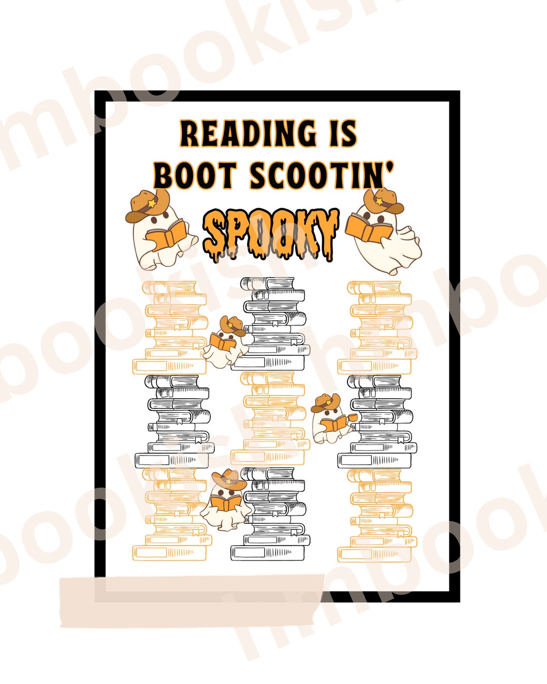 Reading is Boot Scootin' Spooky Book Tracker DIGITAL Teacher Resource ...