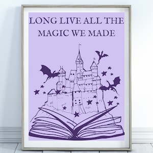 Long Live All the Magic We Made Classroom Poster | Long Live | Teacher ...