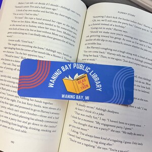 Waning Bay Michigan Public Library Read-a-thon Bookmark | Funny Story ...