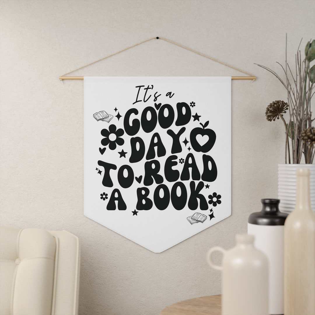 It's a Good Day to Read a Book Classroom Pennant | Classroom Decor - Etsy
