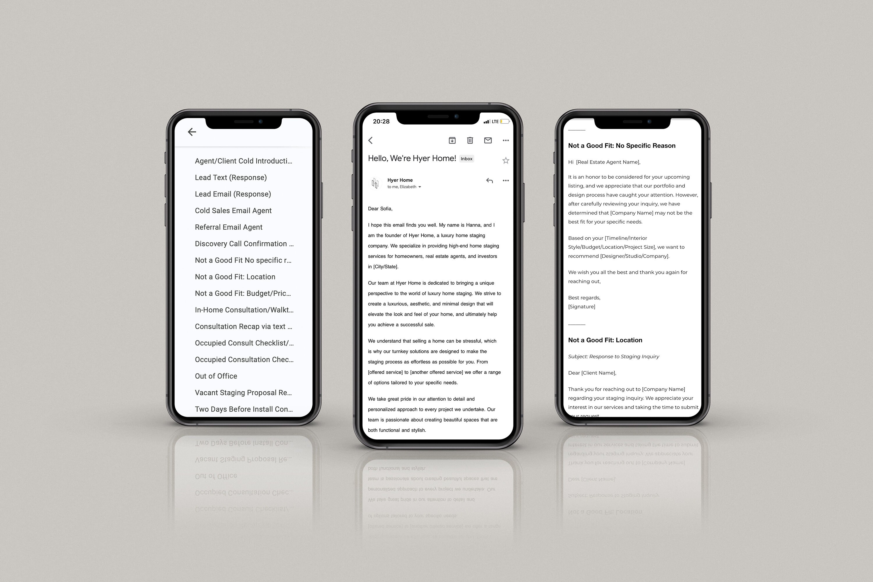 Client Email Templates for Home Stagers - Etsy