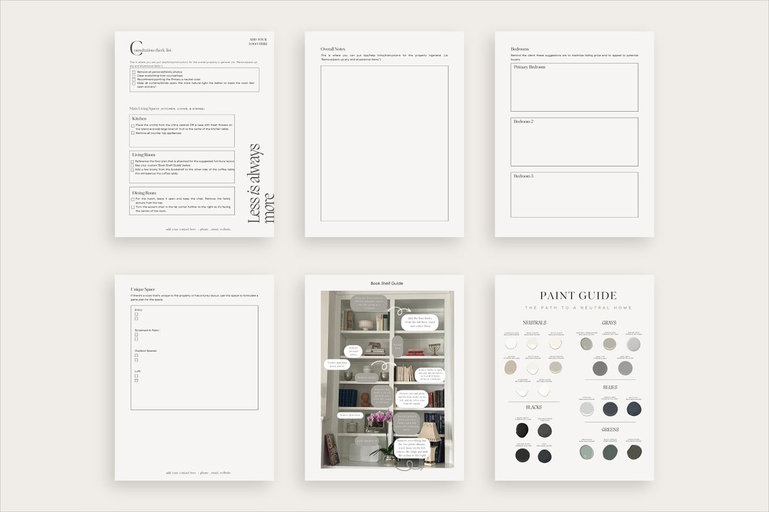Occupied Consultation Template - Etsy
