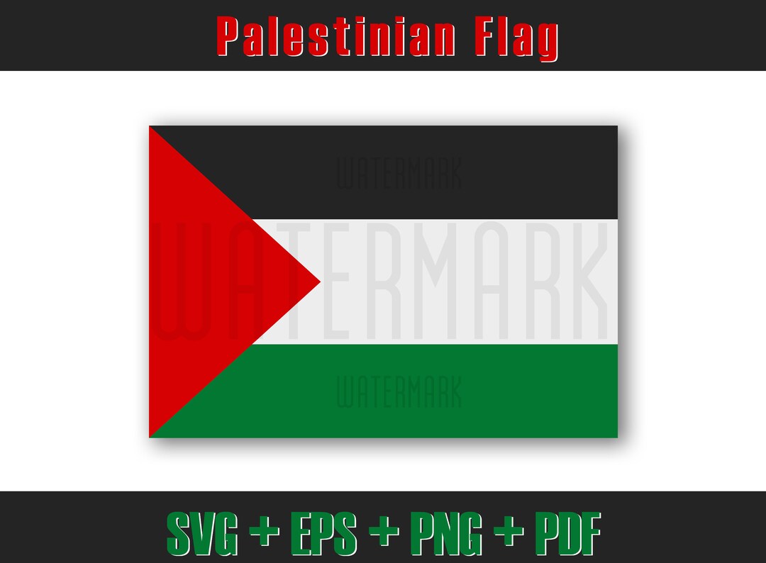 Palestinian Flag, SVG, Palestine, Cut File - Etsy