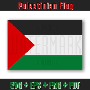 Palestinian Flag, SVG, Palestine, Cut File - Etsy