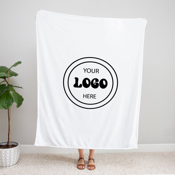 Company Logo Blanket - Etsy