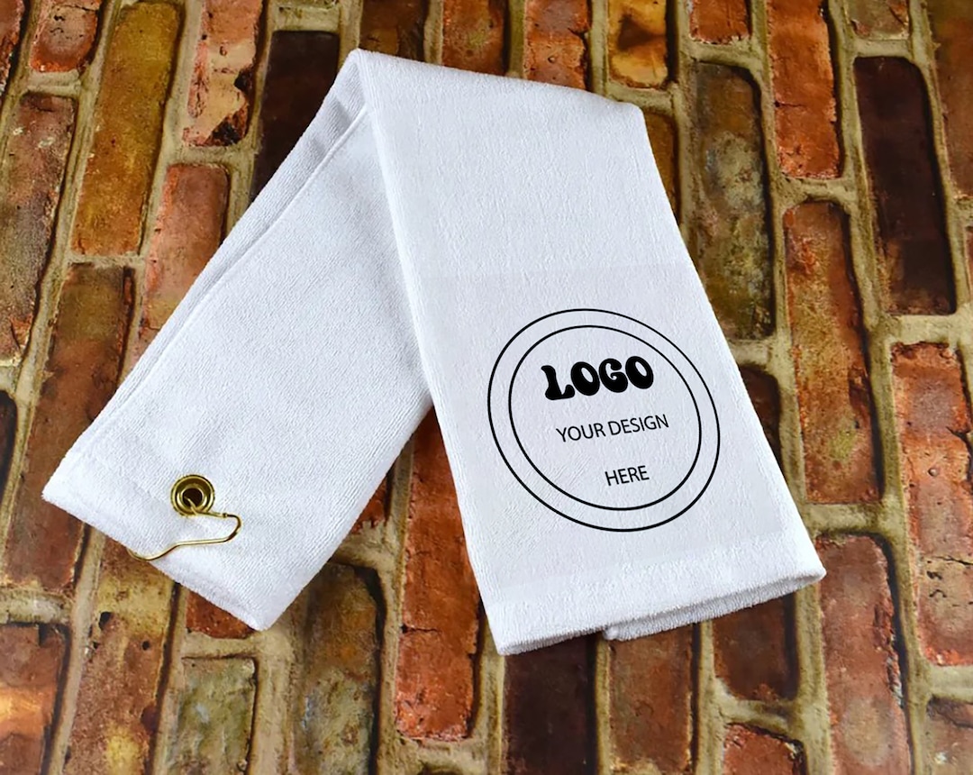 Custom Club Logo Golf Towel, Personalized Golf Towels With Name, Logo ...