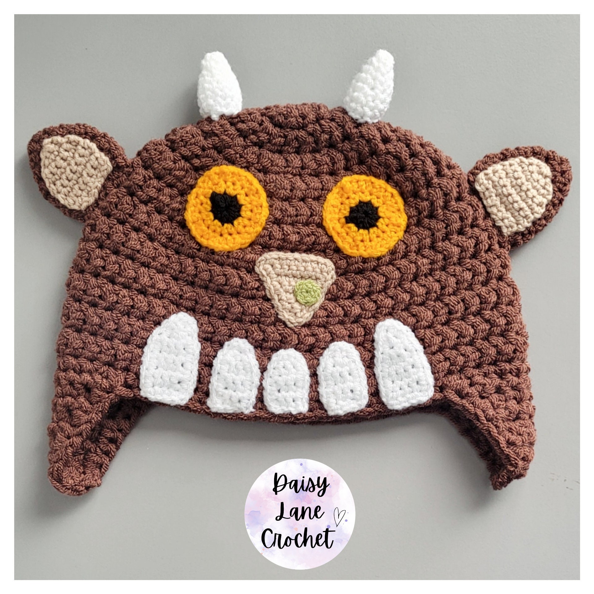 Gruffalo Crochet Hat Pattern