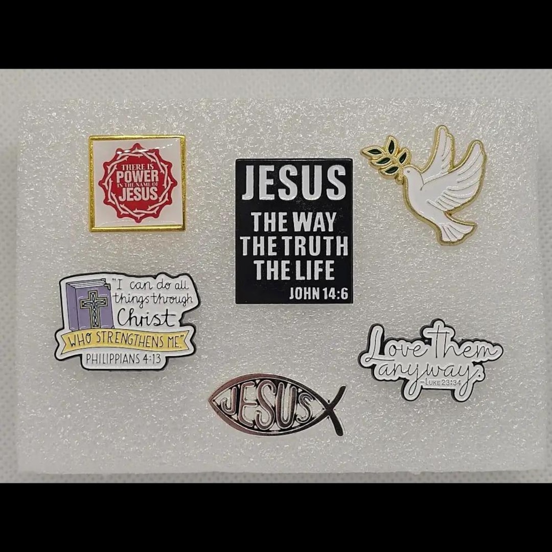 Bible Verses and Christian Pin Badges - Etsy
