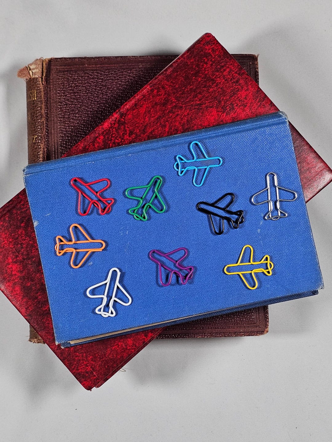 Airplane Paper Clips for Planner Decorations and Office Supplies. Pack ...