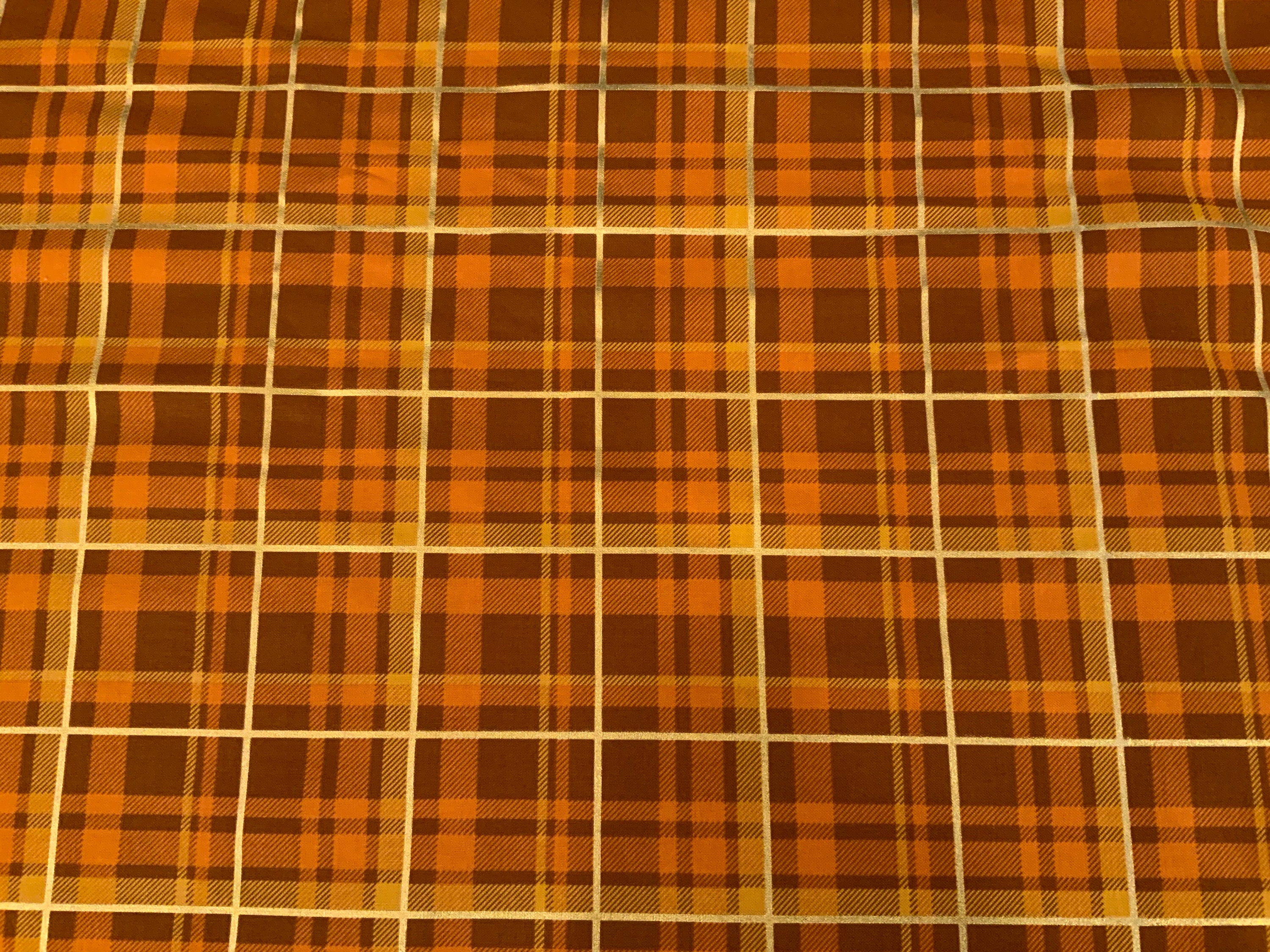 Fabric, Fall Fabric, Plaid Fabric, Orange Fabric, Gold Fabric, Orange ...